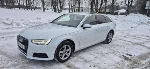 White Audi A4 2018 in Taurage, with an engine capacity of 1.97 L and mileage of 300 thousand km for 11350 €, photo  on AUTOMOTO.COM.LV