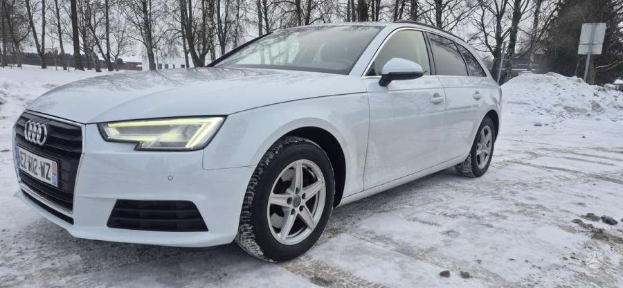 White Audi A4 2018 in Taurage, with an engine capacity of 1.97 L and mileage of 300 thousand km for 11350 €, photo 3 on AUTOMOTO.COM.LV