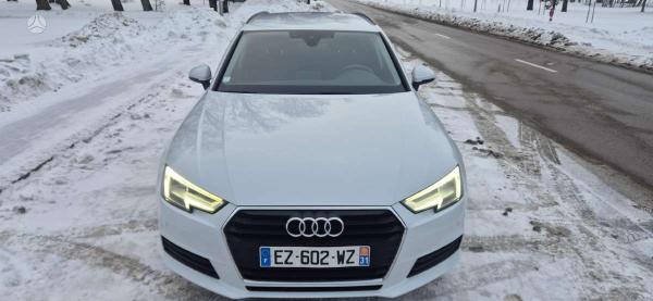 White Audi A4 2018 in Taurage, with an engine capacity of 1.97 L and mileage of 300 thousand km for 11350 €, photo 5 on AUTOMOTO.COM.LV