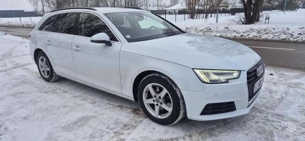 White Audi A4 2018 in Taurage, with an engine capacity of 1.97 L and mileage of 300 thousand km for 11350 €, photo 6 on AUTOMOTO.COM.LV
