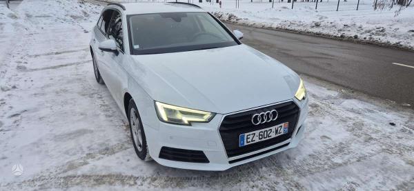 White Audi A4 2018 in Taurage, with an engine capacity of 1.97 L and mileage of 300 thousand km for 11350 €, photo 7 on AUTOMOTO.COM.LV