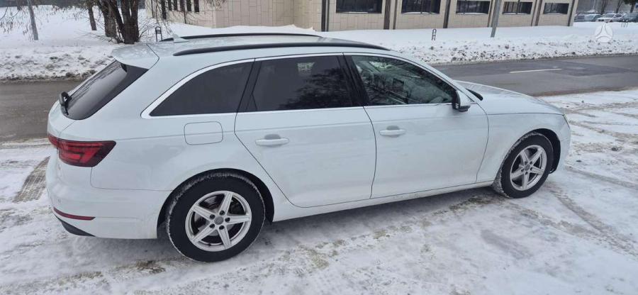 White Audi A4 2018 in Taurage, with an engine capacity of 1.97 L and mileage of 300 thousand km for 11350 €, photo 12 on AUTOMOTO.COM.LV
