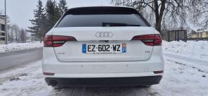 White Audi A4 2018 in Taurage, with an engine capacity of 1.97 L and mileage of 300 thousand km for 11350 €, photo 18 on AUTOMOTO.COM.LV