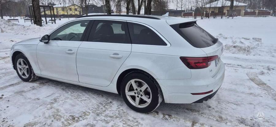 White Audi A4 2018 in Taurage, with an engine capacity of 1.97 L and mileage of 300 thousand km for 11350 €, photo 21 on AUTOMOTO.COM.LV