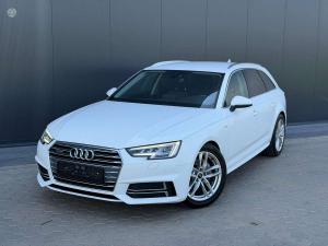 White Audi A4 2018 in Vilnius, with an engine capacity of 1.97 L and mileage of 277 thousand km for 13200 €, photo  on AUTOMOTO.COM.LV