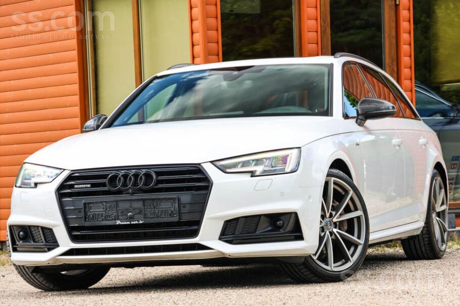 White Audi A4 2018 in Tukums, with an engine capacity of 2.00 L and mileage of 271 thousand km for 14190 €, photo 3 on AUTOMOTO.COM.LV