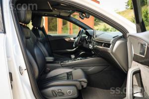 White Audi A4 2018 in Tukums, with an engine capacity of 2.00 L and mileage of 271 thousand km for 14190 €, photo 9 on AUTOMOTO.COM.LV