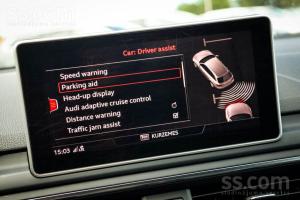 White Audi A4 2018 in Tukums, with an engine capacity of 2.00 L and mileage of 271 thousand km for 14190 €, photo 18 on AUTOMOTO.COM.LV