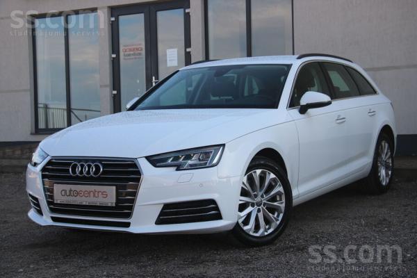 White Audi A4 2018 in Tukums, with an engine capacity of 2.00 L and mileage of 237 thousand km for 13995 €, photo 1 on AUTOMOTO.COM.LV