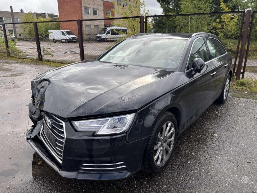 White Audi A4 2018 in Utena, with an engine capacity of 2.00 L and mileage of 94 thousand km for 5550 €, photo 1 on AUTOMOTO.COM.LV