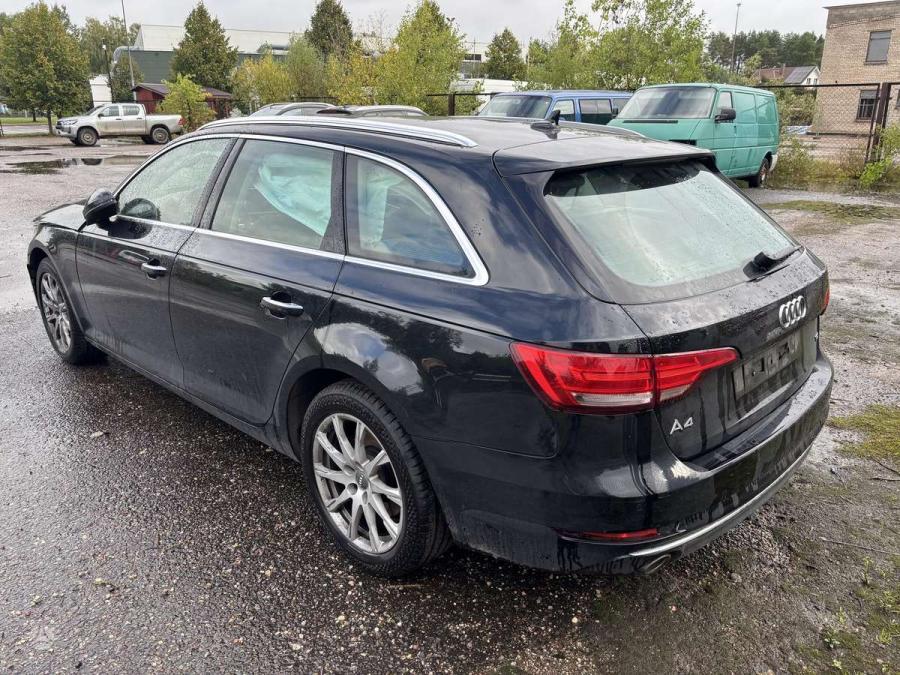 White Audi A4 2018 in Utena, with an engine capacity of 2.00 L and mileage of 94 thousand km for 5550 €, photo 4 on AUTOMOTO.COM.LV