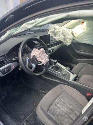 White Audi A4 2018 in Utena, with an engine capacity of 2.00 L and mileage of 94 thousand km for 5550 €, photo 8 on AUTOMOTO.COM.LV
