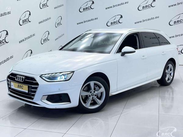 White Audi A4 2019 in Vilnius, with an engine capacity of 1.97 L and mileage of 184 thousand km for 19000 €, photo 1 on AUTOMOTO.COM.LV