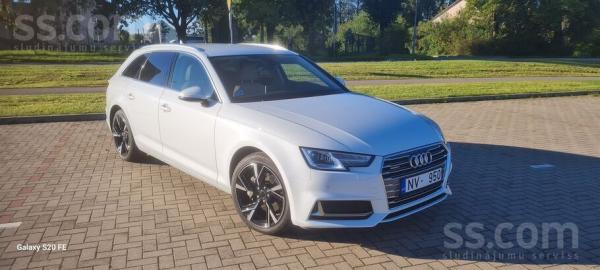 Balts Audi A4 2019 Rīga, ar dzinēja tilpumu 2.00 L un nobraukumu 156 tūkst. km par 20750 €, foto 1 vietnē AUTOMOTO.COM.LV