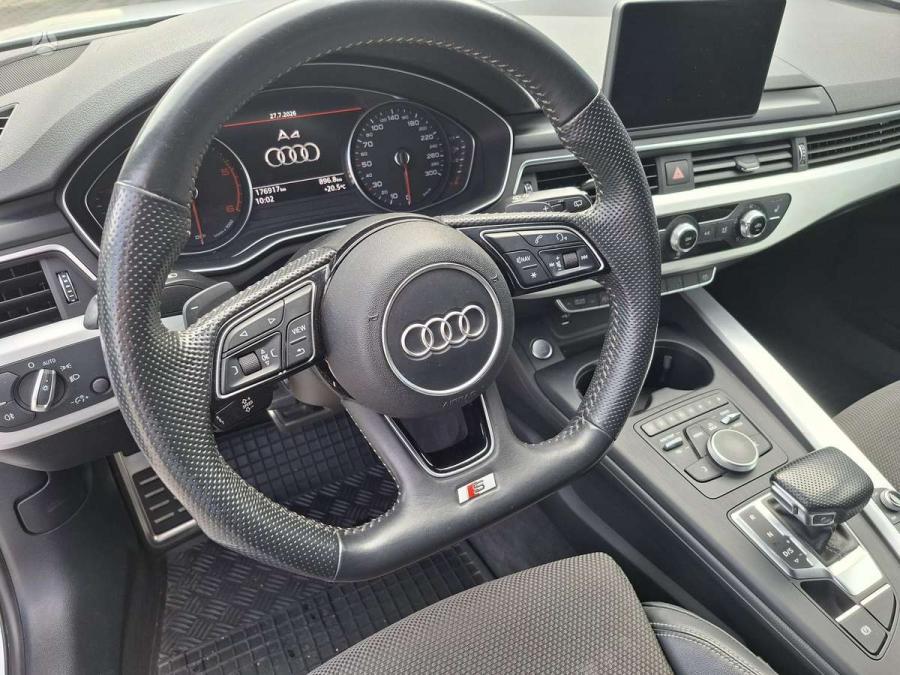 Balts Audi A4 2019 Šauļi, ar dzinēja tilpumu 1.97 L un nobraukumu 177 tūkst. km par 14700 €, foto 13 vietnē AUTOMOTO.COM.LV