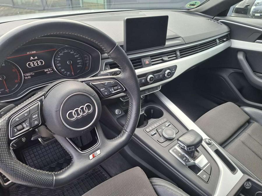 Balts Audi A4 2019 Šauļi, ar dzinēja tilpumu 1.97 L un nobraukumu 177 tūkst. km par 14700 €, foto 14 vietnē AUTOMOTO.COM.LV