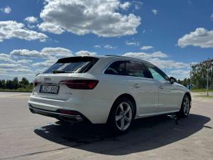 White Audi A4 2019 in Vilnius, with an engine capacity of 1.97 L and mileage of 185 thousand km for 17000 €, photo 3 on AUTOMOTO.COM.LV