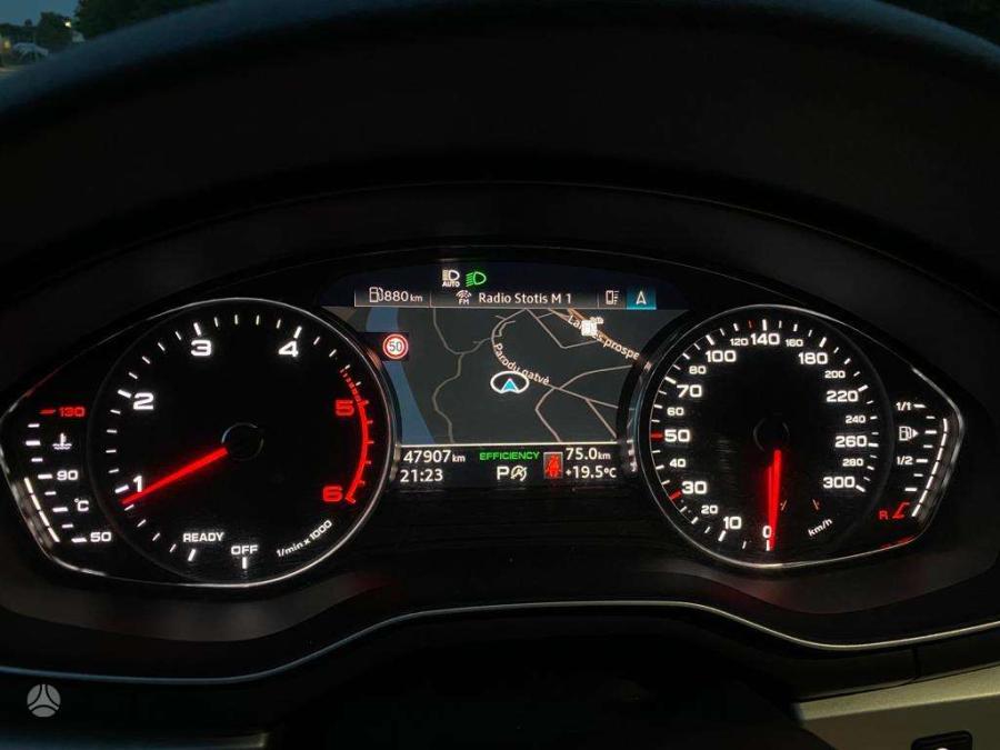 White Audi A4 2019 in Vilnius, with an engine capacity of 1.97 L and mileage of 185 thousand km for 17000 €, photo 6 on AUTOMOTO.COM.LV