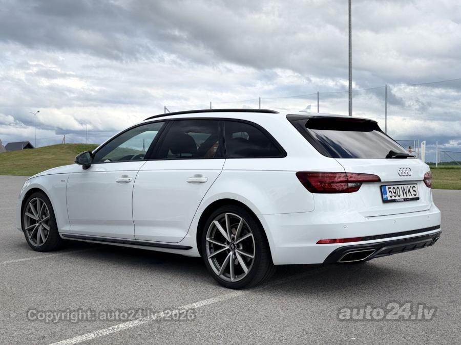 White Audi A4 2019 in Tallinn, with an engine capacity of 2.00 L and mileage of 157 thousand km for 18999 €, photo 4 on AUTOMOTO.COM.LV