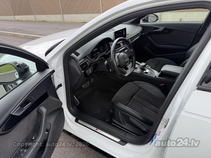 White Audi A4 2019 in Tallinn, with an engine capacity of 2.00 L and mileage of 157 thousand km for 18999 €, photo 8 on AUTOMOTO.COM.LV