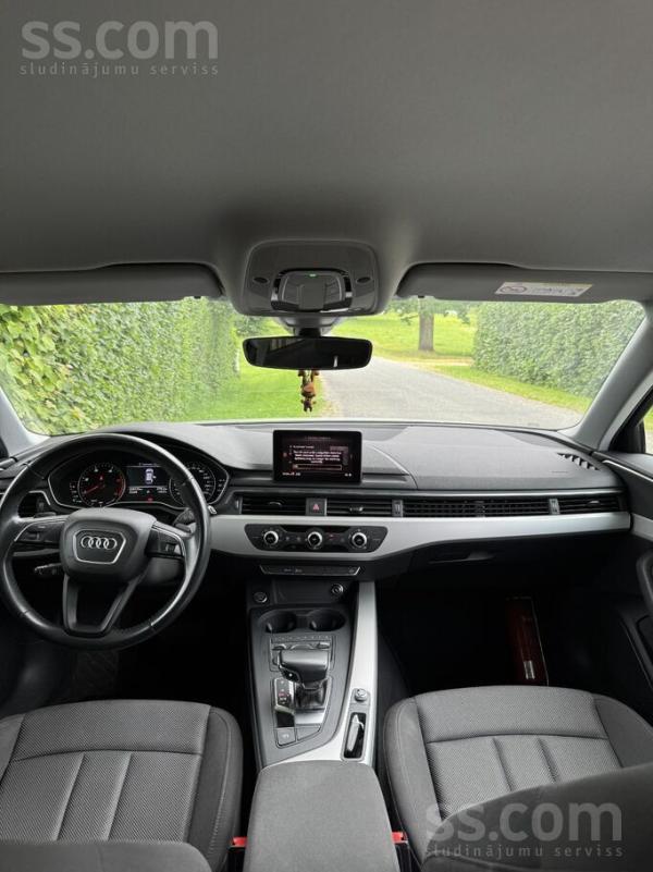 White Audi A4 2019 in Riga, with an engine capacity of 2.00 L and mileage of 247 thousand km for 13700 €, photo 7 on AUTOMOTO.COM.LV
