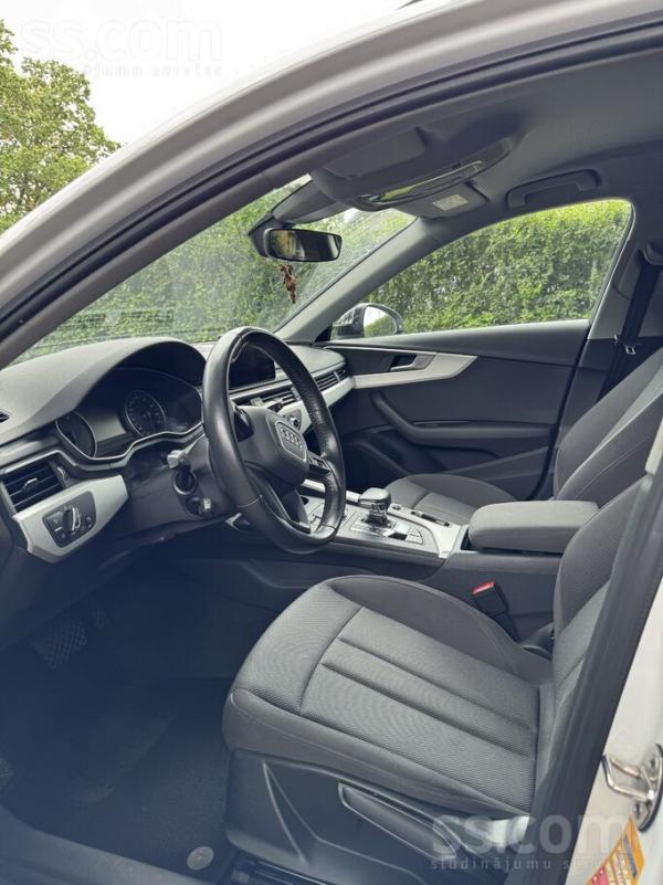 White Audi A4 2019 in Riga, with an engine capacity of 2.00 L and mileage of 247 thousand km for 13700 €, photo 8 on AUTOMOTO.COM.LV
