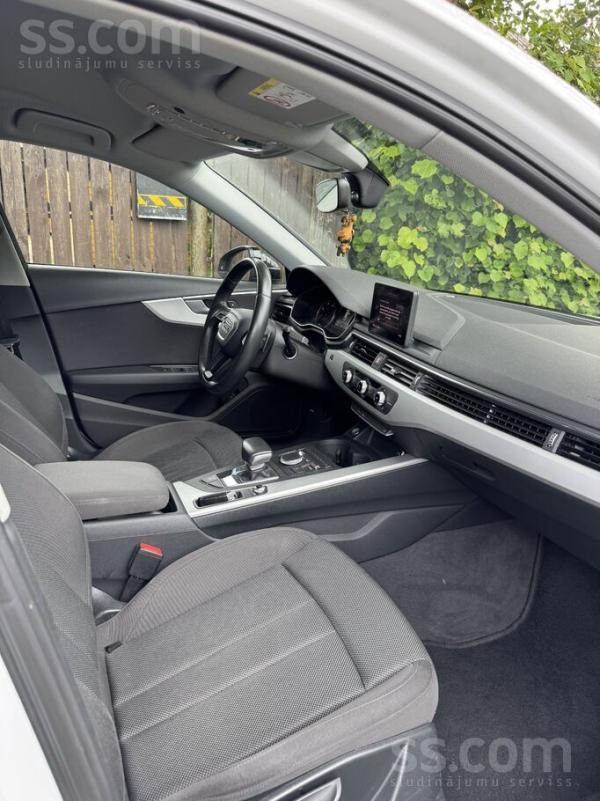 White Audi A4 2019 in Riga, with an engine capacity of 2.00 L and mileage of 247 thousand km for 13700 €, photo 9 on AUTOMOTO.COM.LV