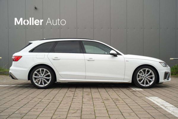 White Audi A4 2020 in Vilnius, with an engine capacity of 2.00 L and mileage of 146 thousand km for 20500 €, photo 7 on AUTOMOTO.COM.LV