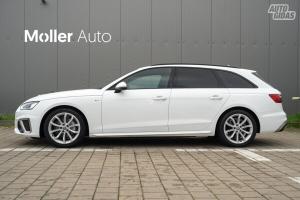 White Audi A4 2020 in Vilnius, with an engine capacity of 2.00 L and mileage of 146 thousand km for 20500 €, photo 3 on AUTOMOTO.COM.LV