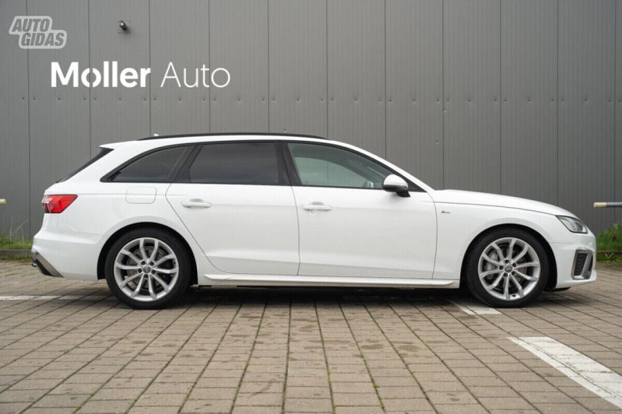 White Audi A4 2020 in Vilnius, with an engine capacity of 2.00 L and mileage of 146 thousand km for 20500 €, photo 7 on AUTOMOTO.COM.LV