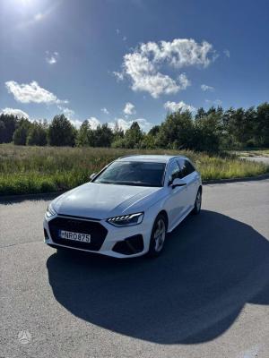White Audi A4 2020 in Gargzdai, with an engine capacity of 1.97 L and mileage of 90 thousand km for 18999 €, photo 1 on AUTOMOTO.COM.LV