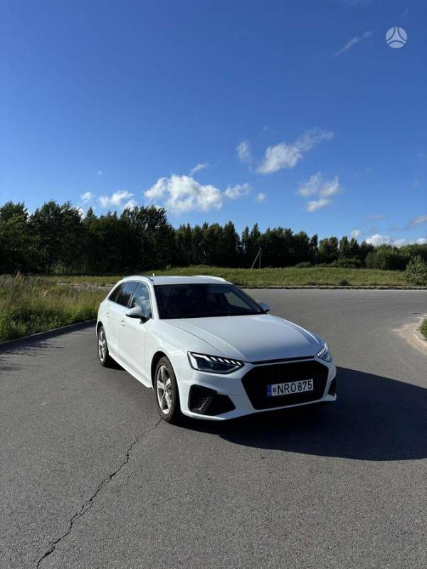 Balts Audi A4 2020 Gargždai, ar dzinēja tilpumu 1.97 L un nobraukumu 90 tūkst. km par 18999 €, foto 2 vietnē AUTOMOTO.COM.LV