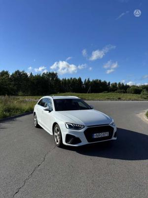 White Audi A4 2020 in Gargzdai, with an engine capacity of 1.97 L and mileage of 90 thousand km for 18999 €, photo 3 on AUTOMOTO.COM.LV