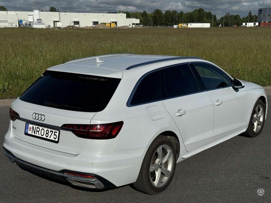 White Audi A4 2020 in Gargzdai, with an engine capacity of 1.97 L and mileage of 90 thousand km for 18999 €, photo 9 on AUTOMOTO.COM.LV