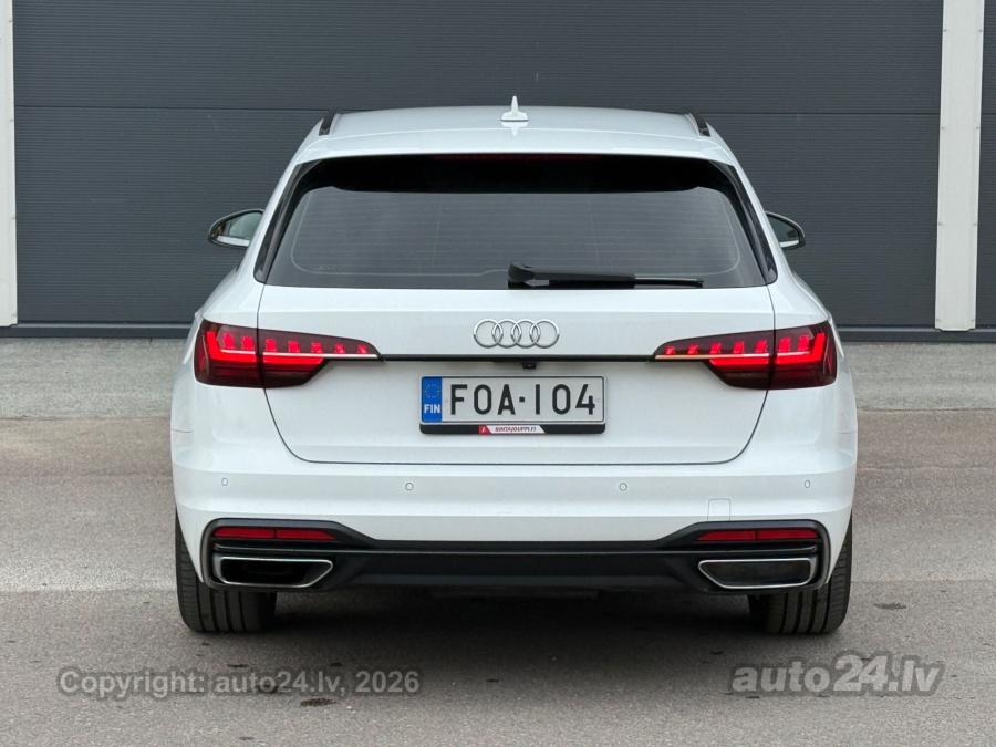 White Audi A4 2020 in Tallinn, with an engine capacity of 2.00 L and mileage of 230 thousand km for 16900 €, photo 6 on AUTOMOTO.COM.LV