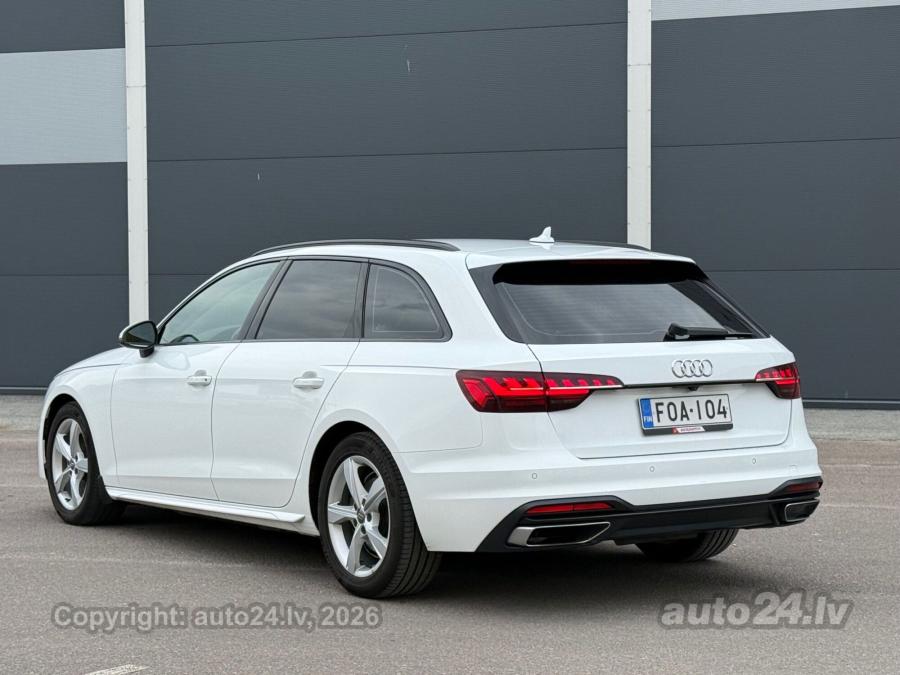 White Audi A4 2020 in Tallinn, with an engine capacity of 2.00 L and mileage of 230 thousand km for 16900 €, photo 7 on AUTOMOTO.COM.LV