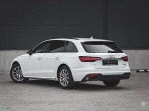 White Audi A4 2020 in Siauliai, with an engine capacity of 2.00 L and mileage of 172 thousand km for 17999 €, photo  on AUTOMOTO.COM.LV