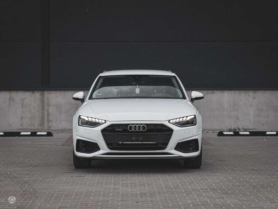 White Audi A4 2020 in Siauliai, with an engine capacity of 2.00 L and mileage of 172 thousand km for 17999 €, photo 8 on AUTOMOTO.COM.LV