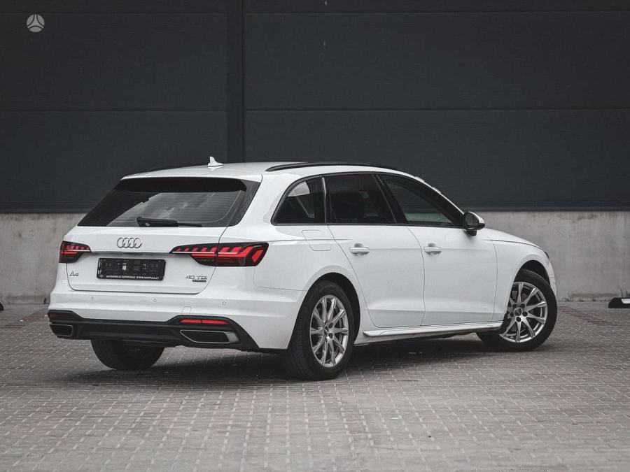 White Audi A4 2020 in Siauliai, with an engine capacity of 2.00 L and mileage of 172 thousand km for 17999 €, photo 11 on AUTOMOTO.COM.LV