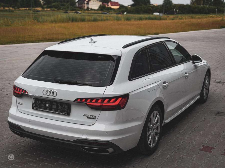 White Audi A4 2020 in Siauliai, with an engine capacity of 2.00 L and mileage of 172 thousand km for 17999 €, photo 13 on AUTOMOTO.COM.LV