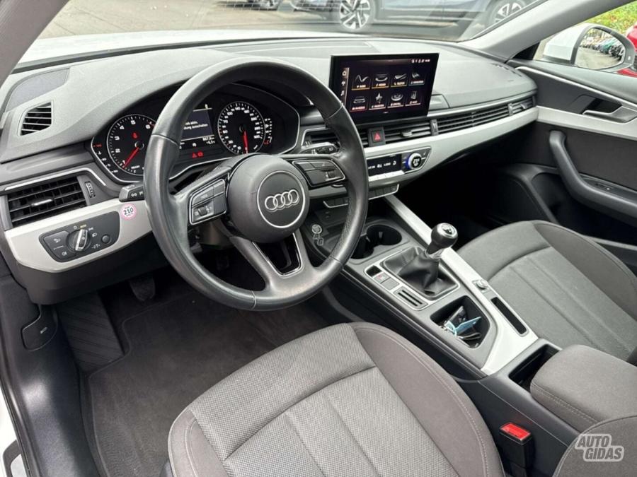 White Audi A4 2021 in Kaunas, with an engine capacity of 2.00 L and mileage of 64 thousand km for 23327 €, photo 14 on AUTOMOTO.COM.LV