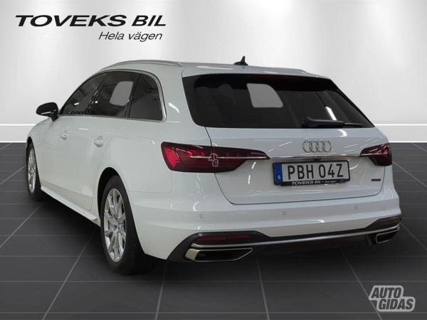 White Audi A4 2021 in Kaunas, with an engine capacity of 0.00 L and mileage of 85 thousand km for 28455 €, photo 4 on AUTOMOTO.COM.LV
