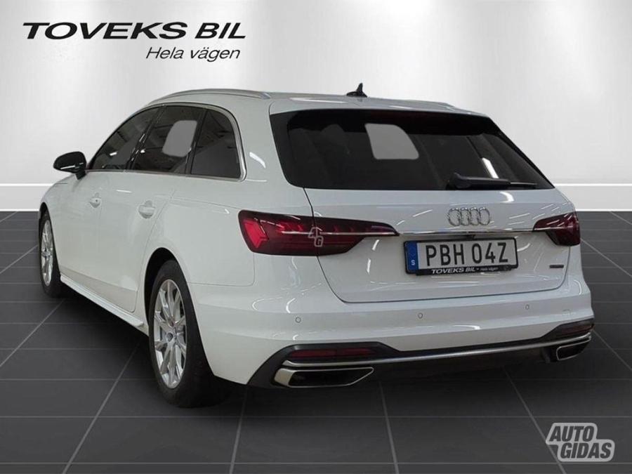 White Audi A4 2021 in Kaunas, with an engine capacity of 0.00 L and mileage of 85 thousand km for 28455 €, photo 4 on AUTOMOTO.COM.LV