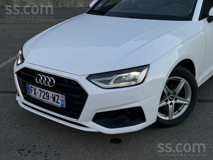 White Audi A4 2021 in Riga, with an engine capacity of 2.00 L and mileage of 0 thousand km for 14900 €, photo 1 on AUTOMOTO.COM.LV