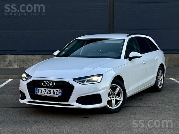 White Audi A4 2021 in Riga, with an engine capacity of 2.00 L and mileage of 0 thousand km for 14900 €, photo 2 on AUTOMOTO.COM.LV