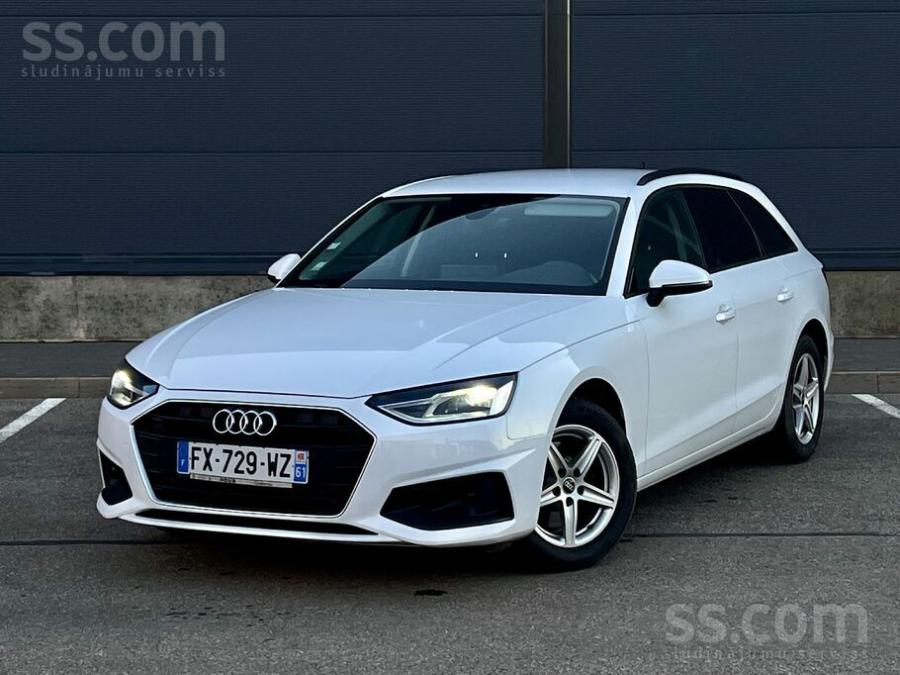 White Audi A4 2021 in Riga, with an engine capacity of 2.00 L and mileage of 0 thousand km for 14900 €, photo 3 on AUTOMOTO.COM.LV