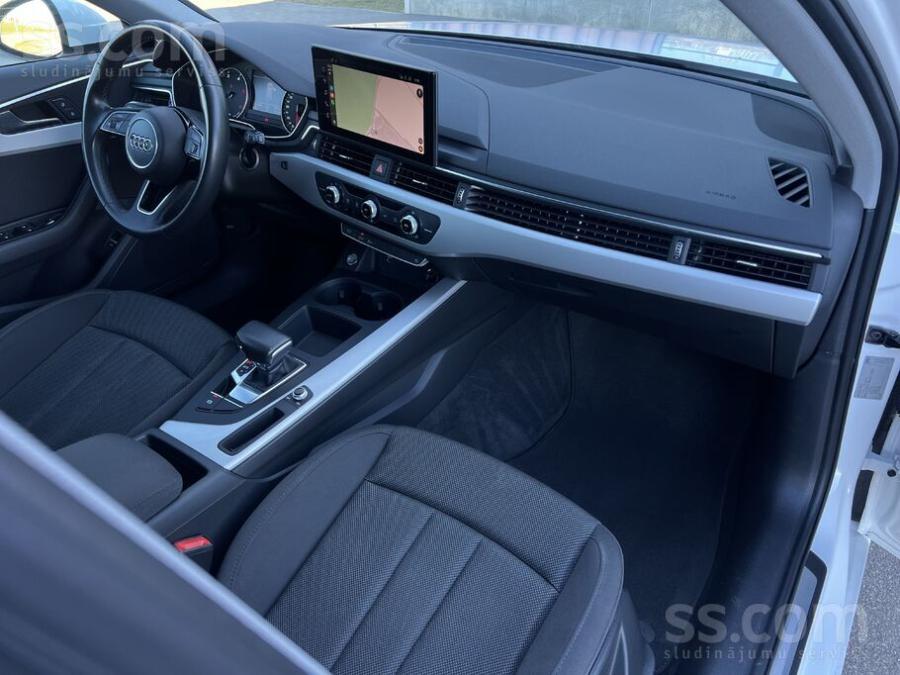 White Audi A4 2021 in Riga, with an engine capacity of 2.00 L and mileage of 0 thousand km for 14900 €, photo 15 on AUTOMOTO.COM.LV
