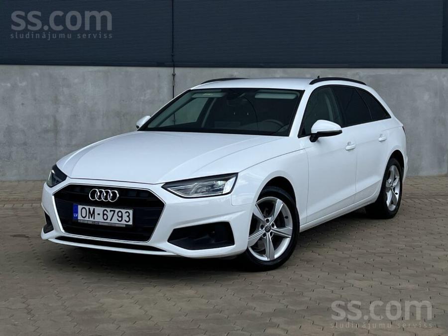 White Audi A4 2021 in Riga, with an engine capacity of 2.00 L and mileage of 236 thousand km for 14990 €, photo 1 on AUTOMOTO.COM.LV