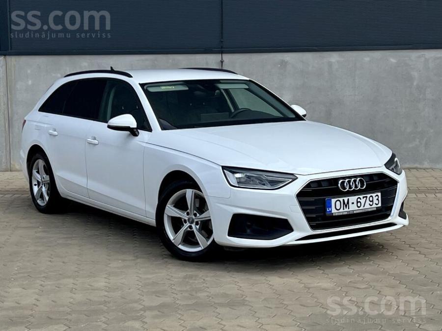White Audi A4 2021 in Riga, with an engine capacity of 2.00 L and mileage of 236 thousand km for 14990 €, photo 3 on AUTOMOTO.COM.LV