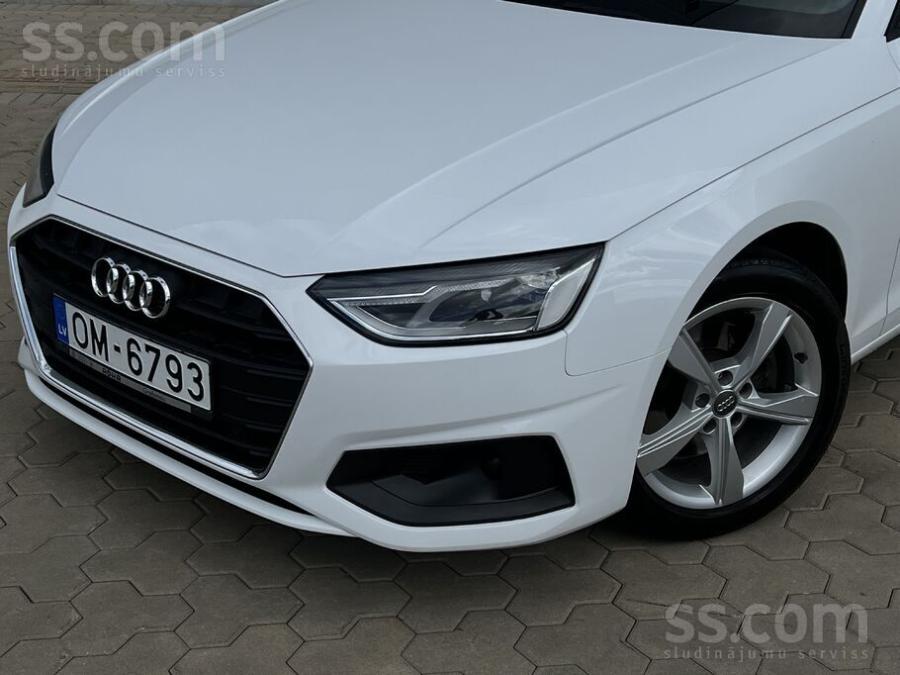 White Audi A4 2021 in Riga, with an engine capacity of 2.00 L and mileage of 236 thousand km for 14990 €, photo 4 on AUTOMOTO.COM.LV